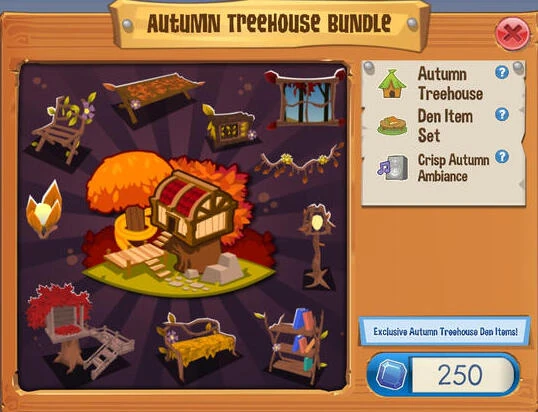 Autumn Treehouse Bundle | Animal Jam Wiki | Fandom