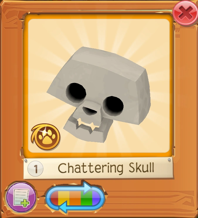 Chattering Skull | Animal Jam Wiki | Fandom