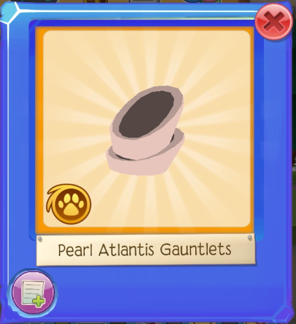 Pearl Atlantis Gauntlets | Animal Jam Wiki | Fandom