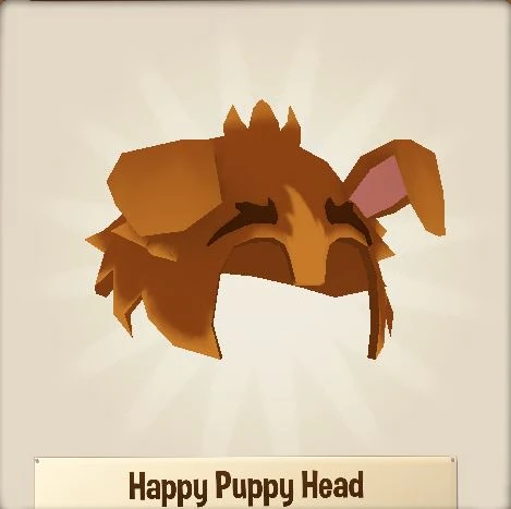 Happy Puppy Head | Animal Jam Wiki | Fandom
