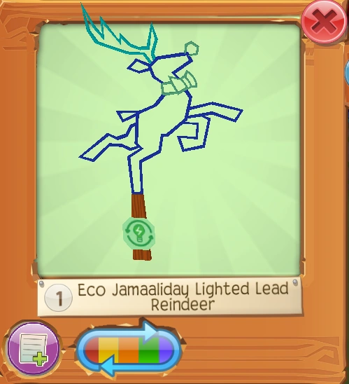 Eco Jamaaliday Lighted Lead Reindeer/Unreleased | Animal Jam Wiki | Fandom