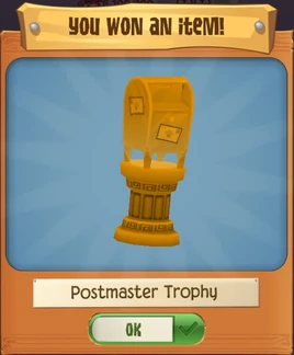 Postmaster Trophy | Animal Jam Wiki | Fandom