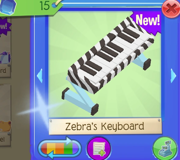 Zebra's Keyboard | Animal Jam Wiki | Fandom