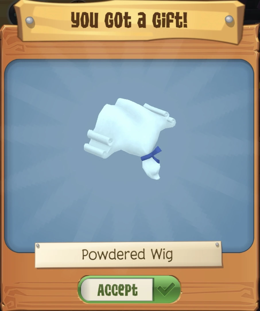 Powdered Wig | Animal Jam Wiki | Fandom