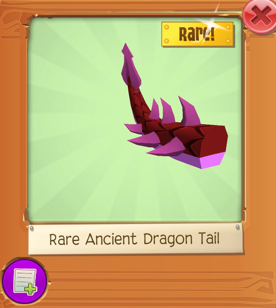 Ancient Dragon Tail/Leilani | Animal Jam Wiki | Fandom