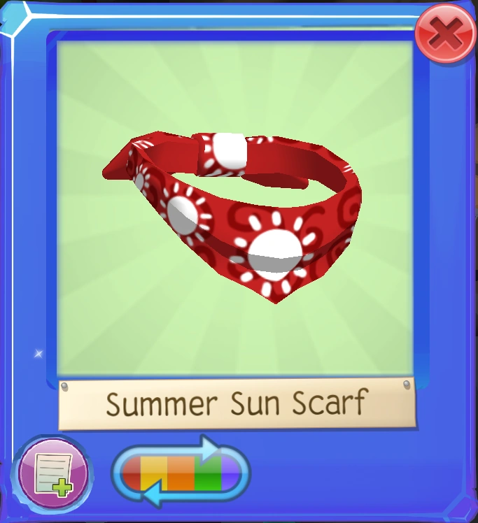 Summer Sun Scarf | Animal Jam Wiki | Fandom