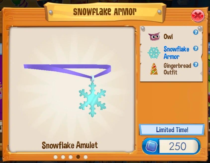 Snowflake Amulet | Animal Jam Wiki | Fandom