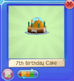 Howling Wolf Animal Jam Cake 14th Birthday Cake | Animal Jam Classic