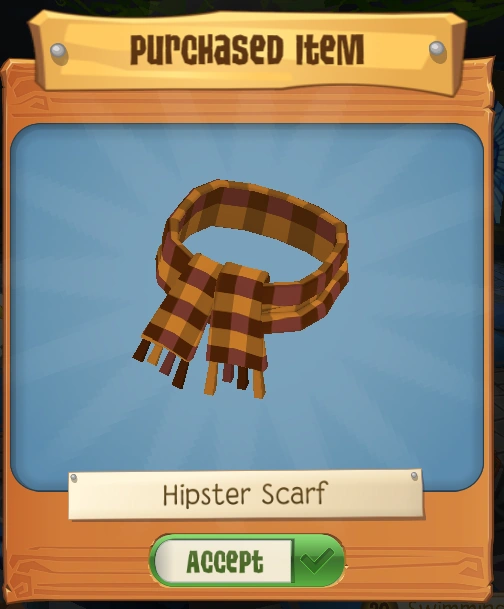 Hipster Scarf | Animal Jam Wiki | Fandom