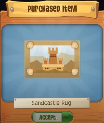 Sandcastle Rug | Animal Jam Wiki | Fandom