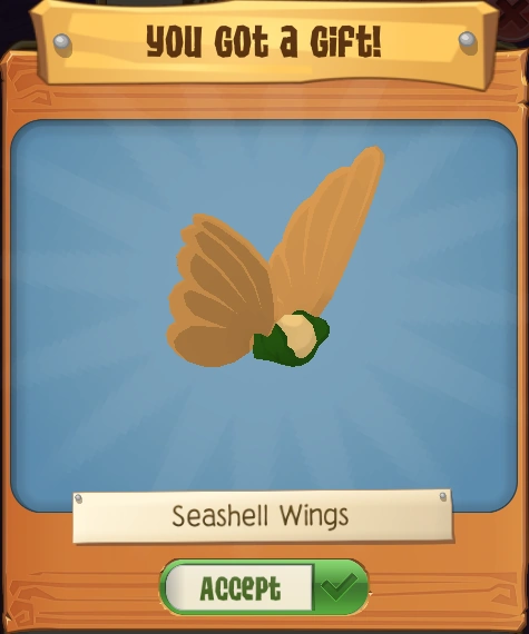 Seashell Wings | Animal Jam Wiki | Fandom