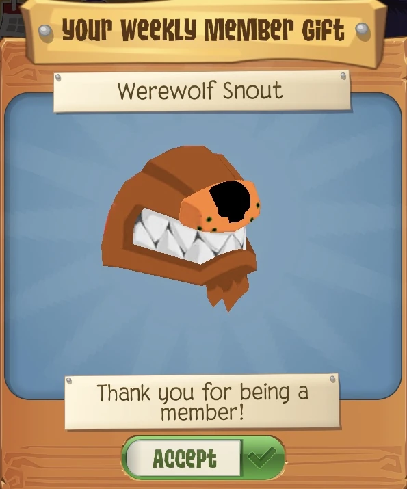 Werewolf Snout | Animal Jam Wiki | Fandom
