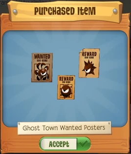 Ghost Town Wanted Posters | Animal Jam Wiki | Fandom