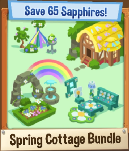 Spring Cottage Bundle | Animal Jam Wiki | Fandom
