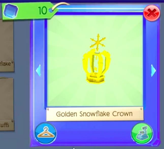 Golden Snowflake Crown | Animal Jam Wiki | Fandom