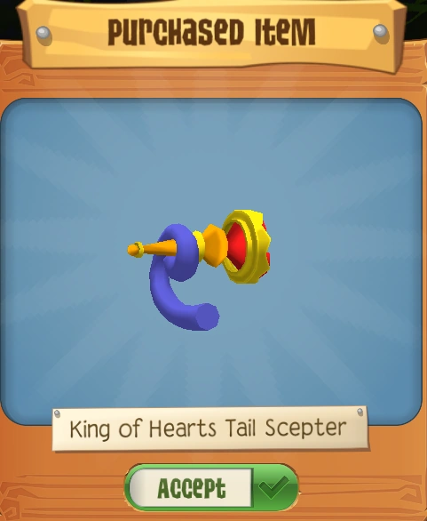 King of Hearts Tail Scepter | Animal Jam Wiki | Fandom