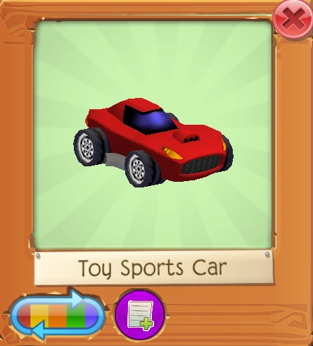 Toy Sports Car | Animal Jam Wiki | Fandom