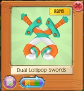 Dual Lollipop Swords | Animal Jam Wiki | Fandom
