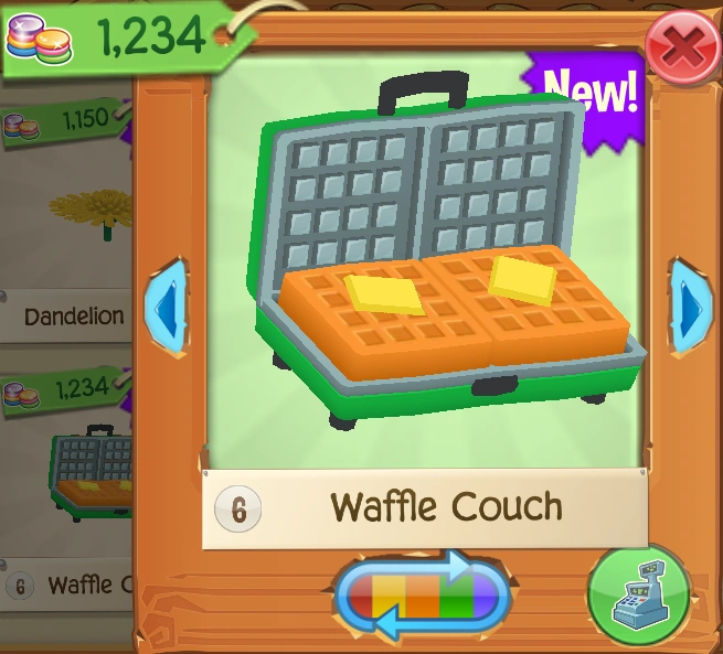 Waffle Couch | Animal Jam Wiki | Fandom