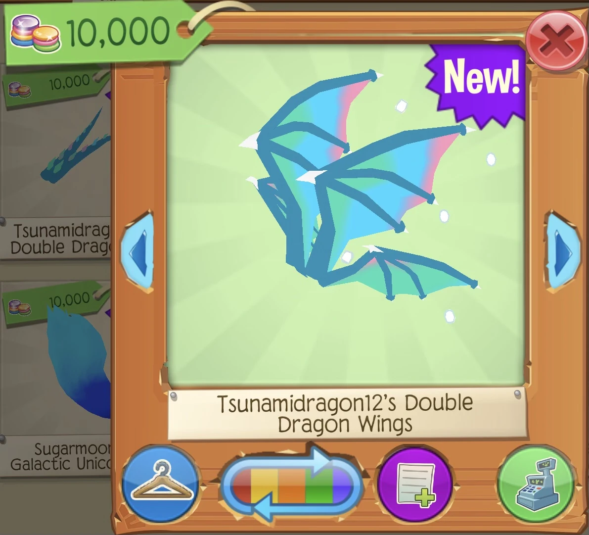 Tsunamidragon12's Double Dragon Wings | Animal Jam Wiki | Fandom
