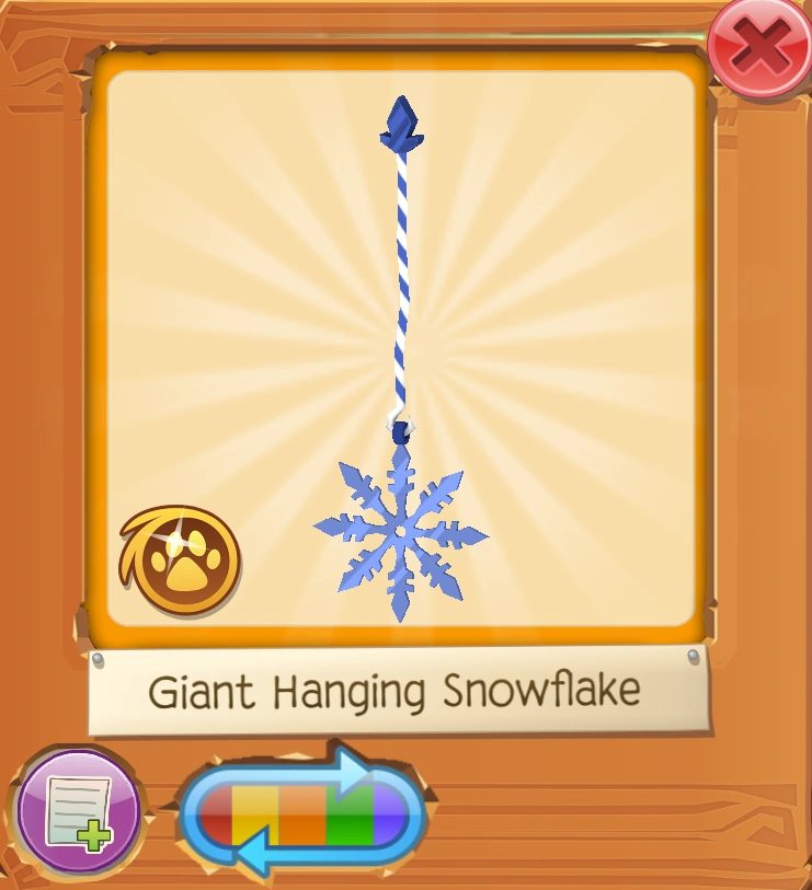 Giant Hanging Snowflake | Animal Jam Wiki | Fandom