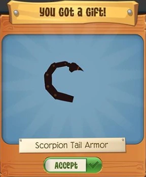 Scorpion Tail Armor | Animal Jam Wiki | Fandom