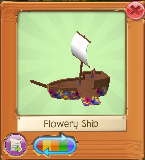 Flowery Ship | Animal Jam Wiki | Fandom