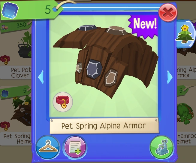 Pet Spring Alpine Armor | Animal Jam Wiki | Fandom