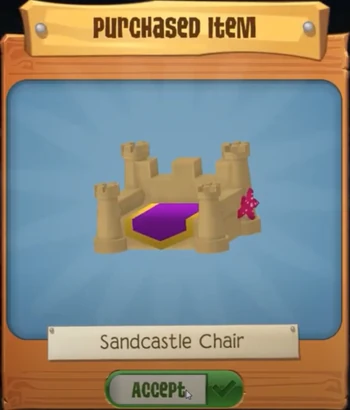 Sandcastle Chair | Animal Jam Wiki | Fandom