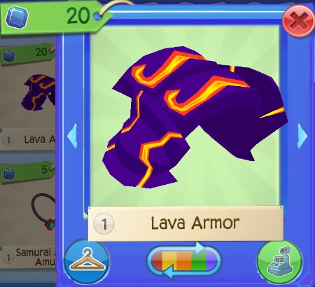 Lava Armor | Animal Jam Wiki | Fandom