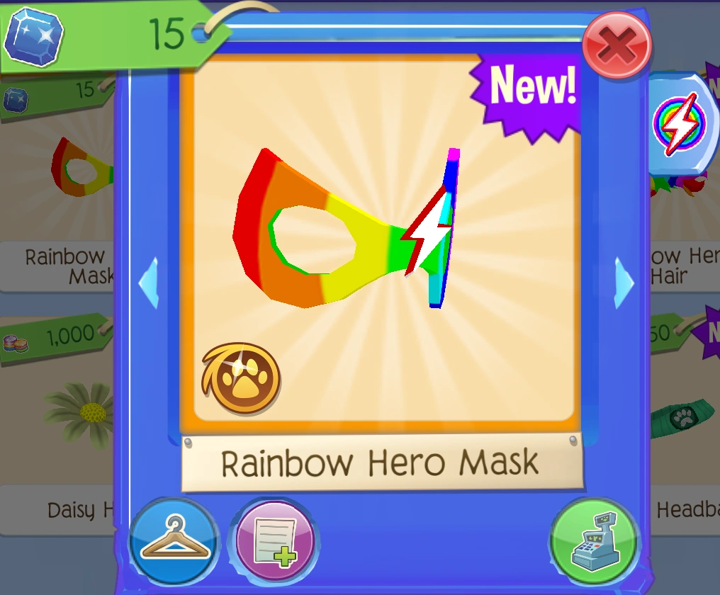 Rainbow Hero Mask | Animal Jam Wiki | Fandom