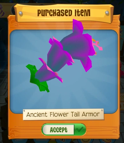 Ancient Flower Tail Armor | Animal Jam Wiki | Fandom