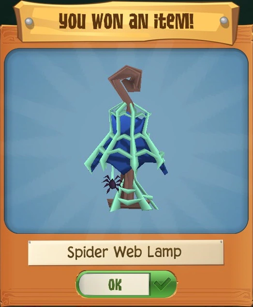 Spider Web Lamp/Rare | Animal Jam Wiki | Fandom