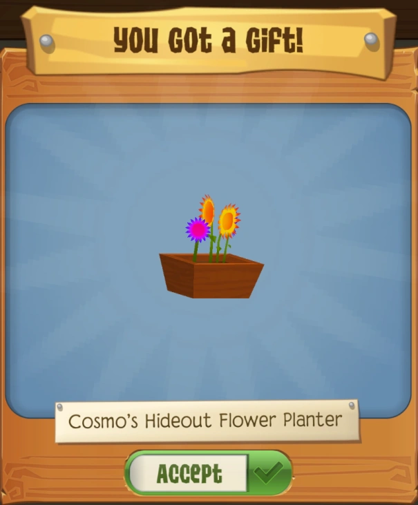 Cosmo's Hideout Flower Planter | Animal Jam Wiki | Fandom