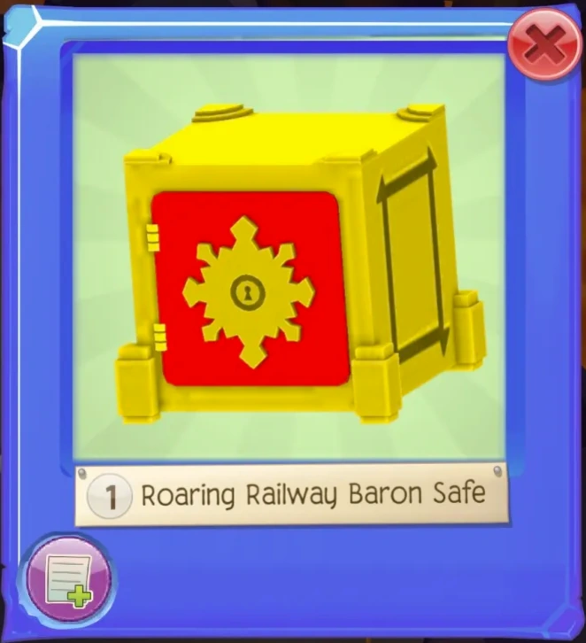 Roaring Railway Baron Safe | Animal Jam Wiki | Fandom