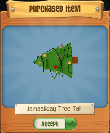 Jamaaliday Tree Tail | Animal Jam Wiki | Fandom