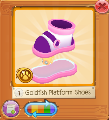 Goldfish Platform Shoes Animal Jam Wiki Fandom