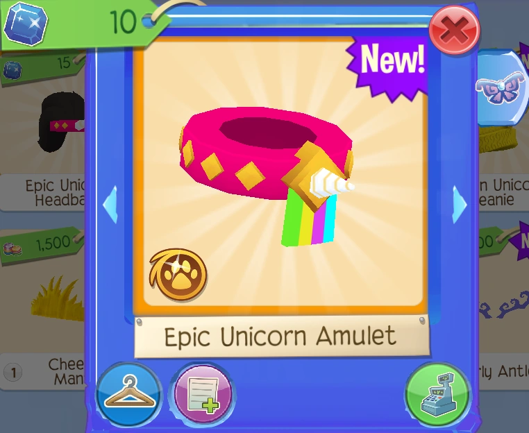 Epic Unicorn Amulet | Animal Jam Wiki | Fandom