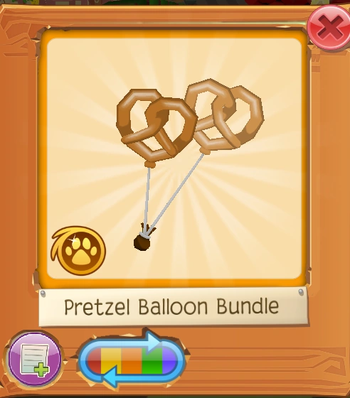 Pretzel Balloon Bundle | Animal Jam Wiki | Fandom