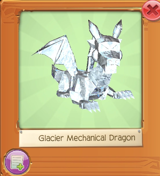 Glacier Mechanical Dragon | Animal Jam Wiki | Fandom