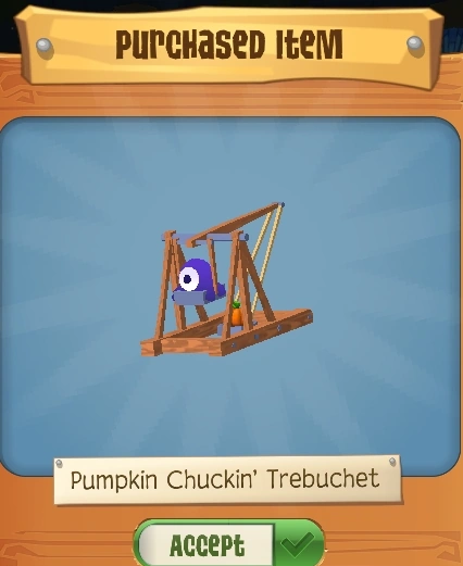 Pumpkin Chuckin' Trebuchet | Animal Jam Wiki | Fandom