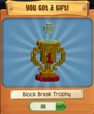 Block Break Trophy | Animal Jam Wiki | Fandom