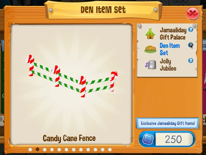 Candy Cane Fence | Animal Jam Wiki | Fandom
