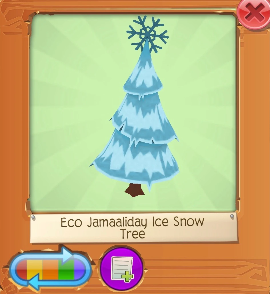 Eco Jamaaliday Ice Snow Tree | Animal Jam Wiki | Fandom