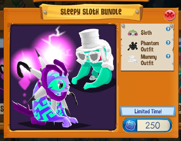 Sleepy Sloth Bundle | Animal Jam Wiki | Fandom