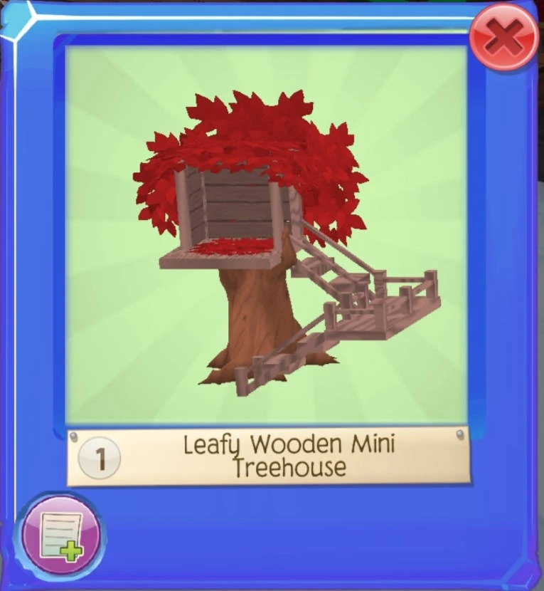 Leafy Wooden Mini Treehouse | Animal Jam Wiki | Fandom