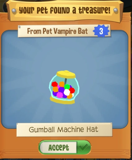 Gumball Machine Hat | Animal Jam Wiki | Fandom