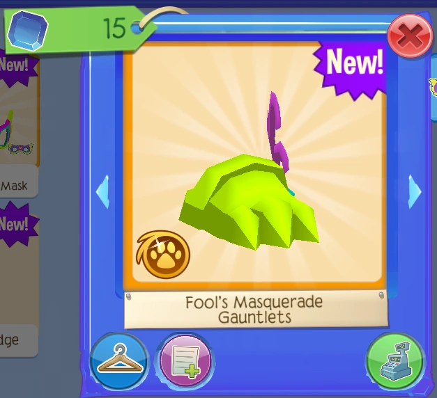 Fool's Masquerade Gauntlets | Animal Jam Wiki | Fandom