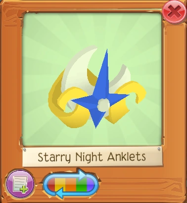 Starry Night Anklets/Unreleased | Animal Jam Wiki | Fandom