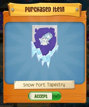 Snow Fort Tapestry | Animal Jam Wiki | Fandom